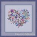 Cornflower Heart Cross Stitch Pattern Pdf Blue Flower - Etsy