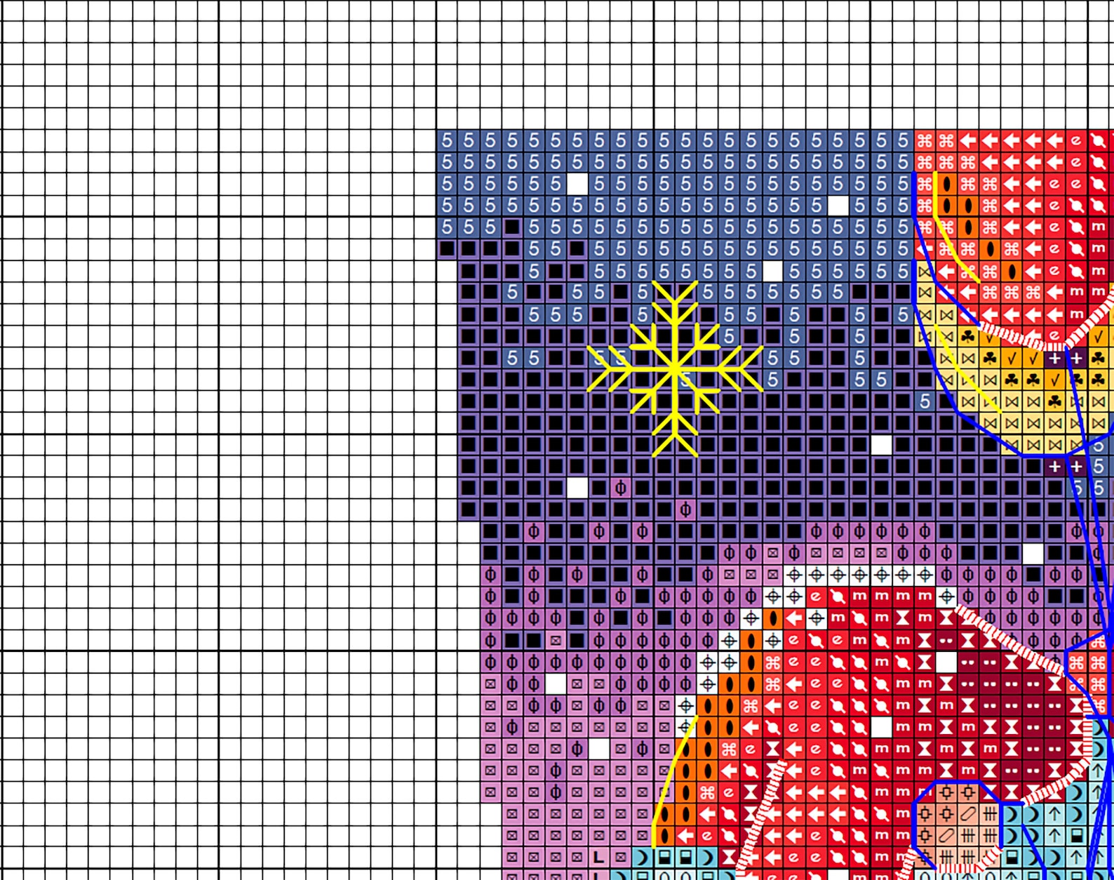 Christmas Stocking Cross Stitch Pattern Pdf Cute Gnomes - Etsy