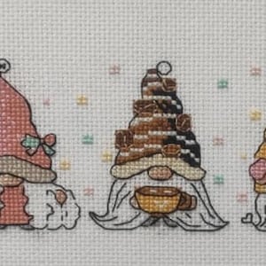 Coffee Gnome Cross Stitch Pattern Pdf Mini Dwarf Embroidery Do - Etsy