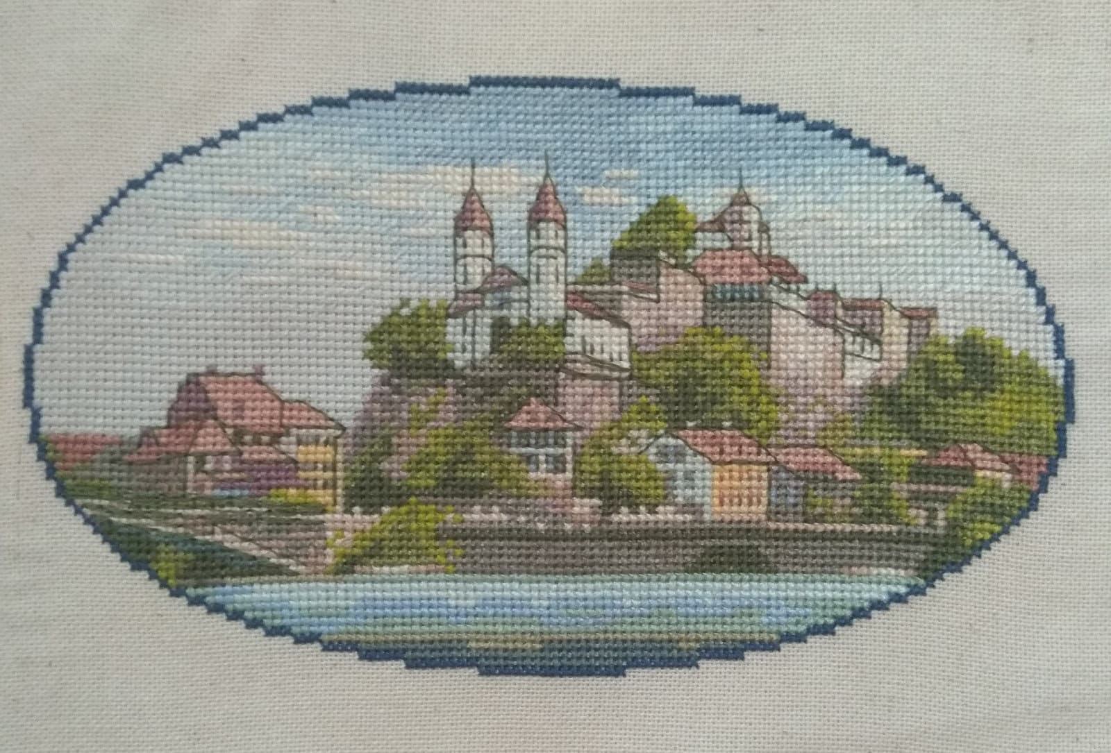 Switzerland Cross Stitch Pattern Pdf Europe Travel Watercolor - Etsy
