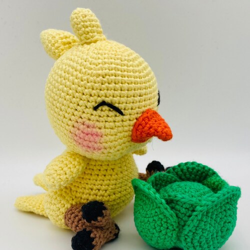 Chubby Chocobo Amigurumi Crochet Pattern. Digital PDF - Etsy