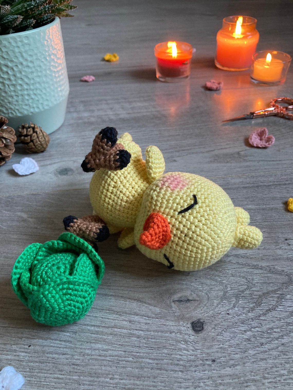 Chubby Chocobo Amigurumi Crochet Pattern. Digital PDF - Etsy