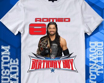 Wwe birthday shirt | Etsy