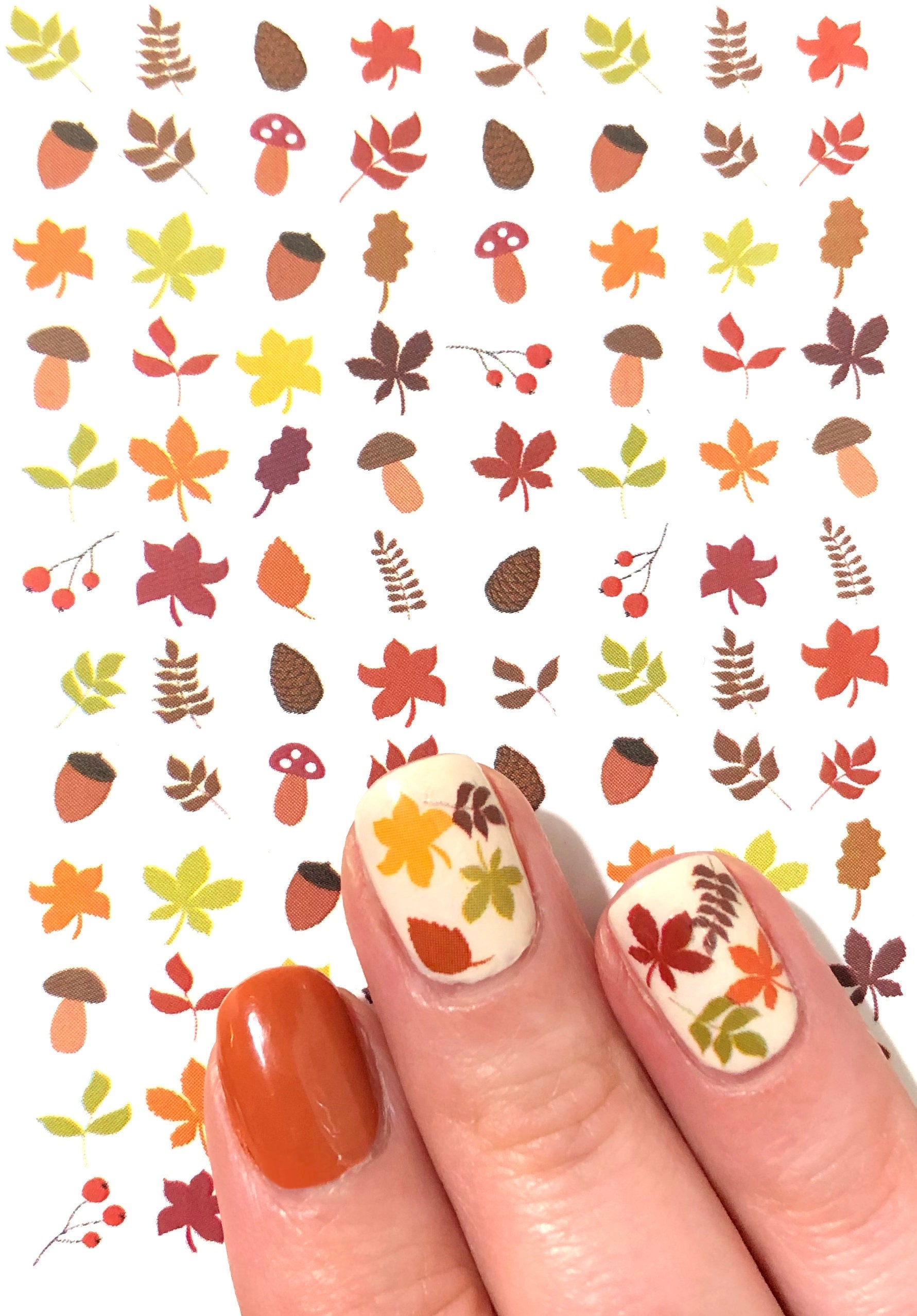 Acorn Nail Art
