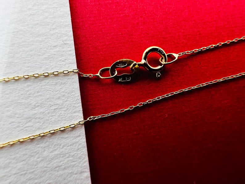 Top Deal: 1/2 Gram Solid 18k Yellow Gold Chain - Etsy