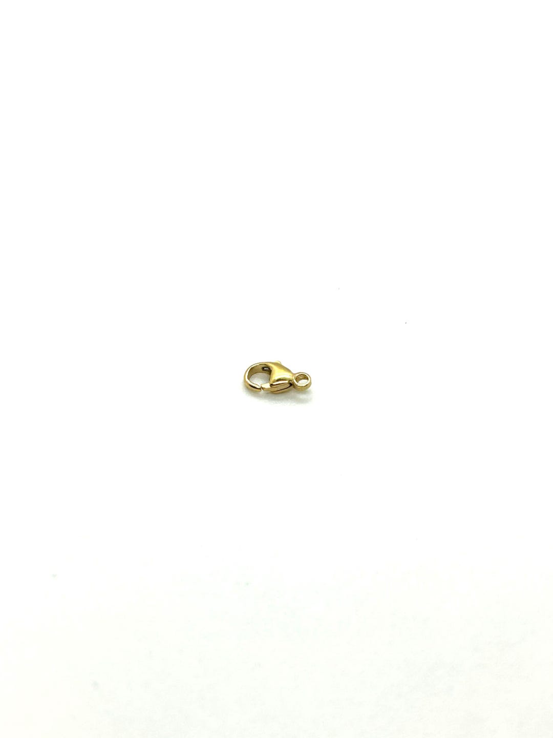 18K 750/1000 Solid Gold Lobster Clasp Size 8 Mm - Etsy