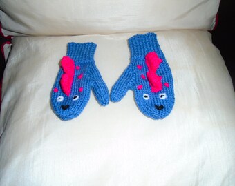 Animal mittens | Etsy