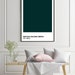 Vibrant BRITISH RACING GREEN, Pantone® Inspired Colour Poster, Various ...