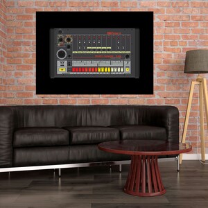 Iconic ROLAND TR808 Rhythm Composer Poster Print in Sizes A4 A0 - Etsy