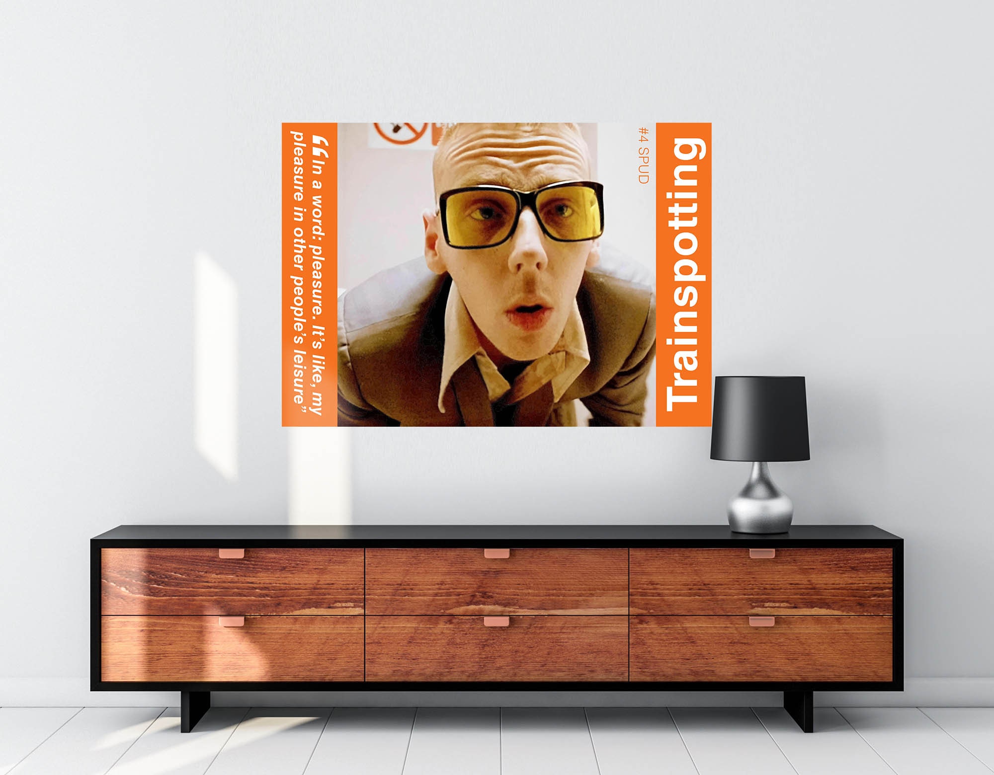 SPUD - TRAINSPOTTING POSTER - Cult Movie Poster - Ewen Bremner - Etsy UK