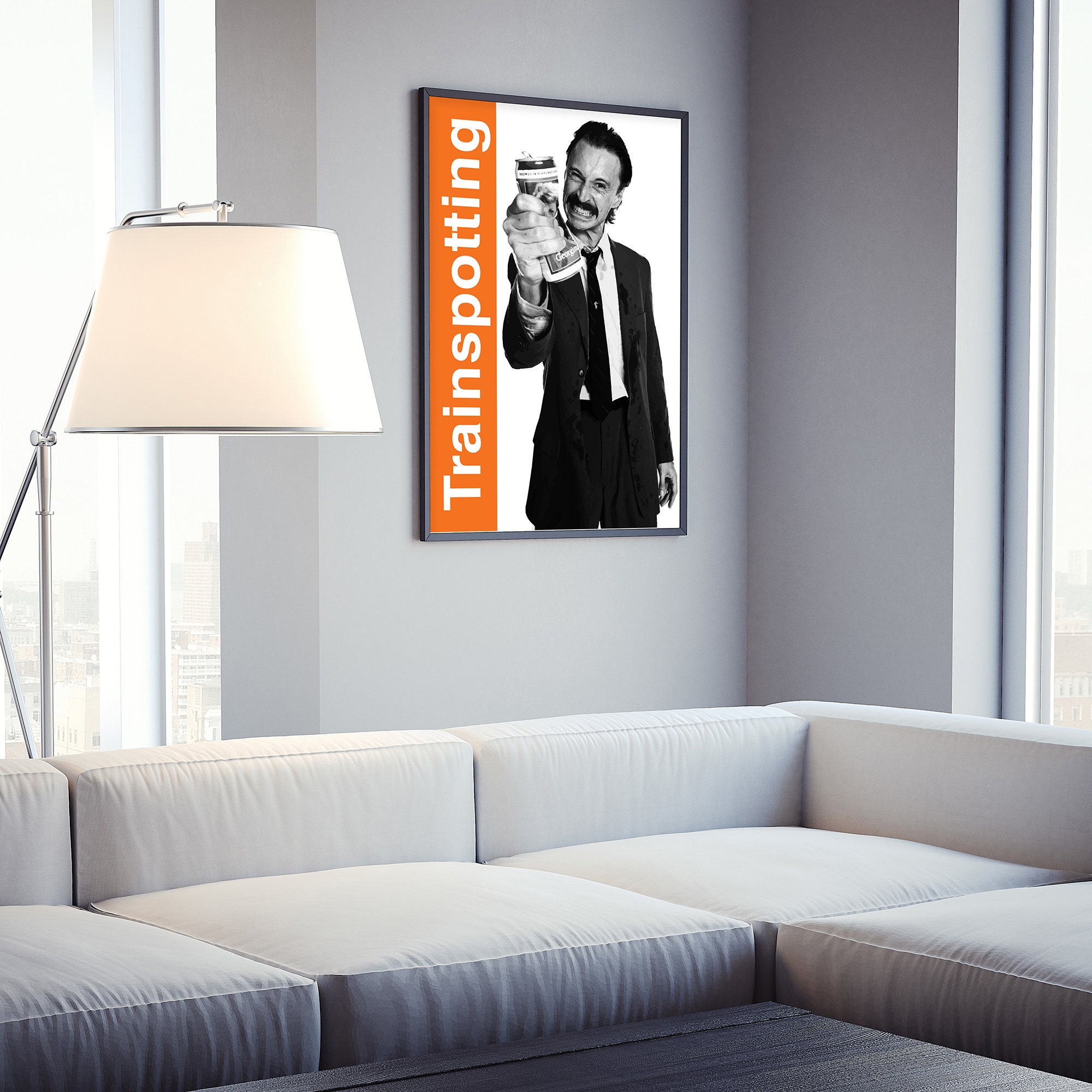 BEGBIE Trainspotting Cult Movie Poster Featuring Mad Bad - Etsy