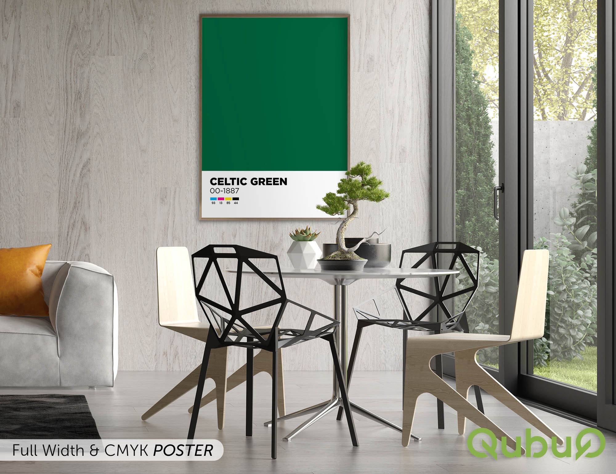 CELTIC GREEN - Pantone® Style Inspired Football Colour Poster- in Sizes ...