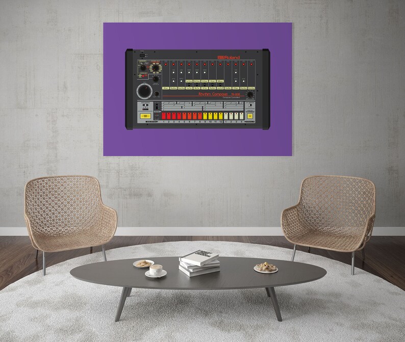Iconic ROLAND TR808 Rhythm Composer Poster Print in Sizes - Etsy