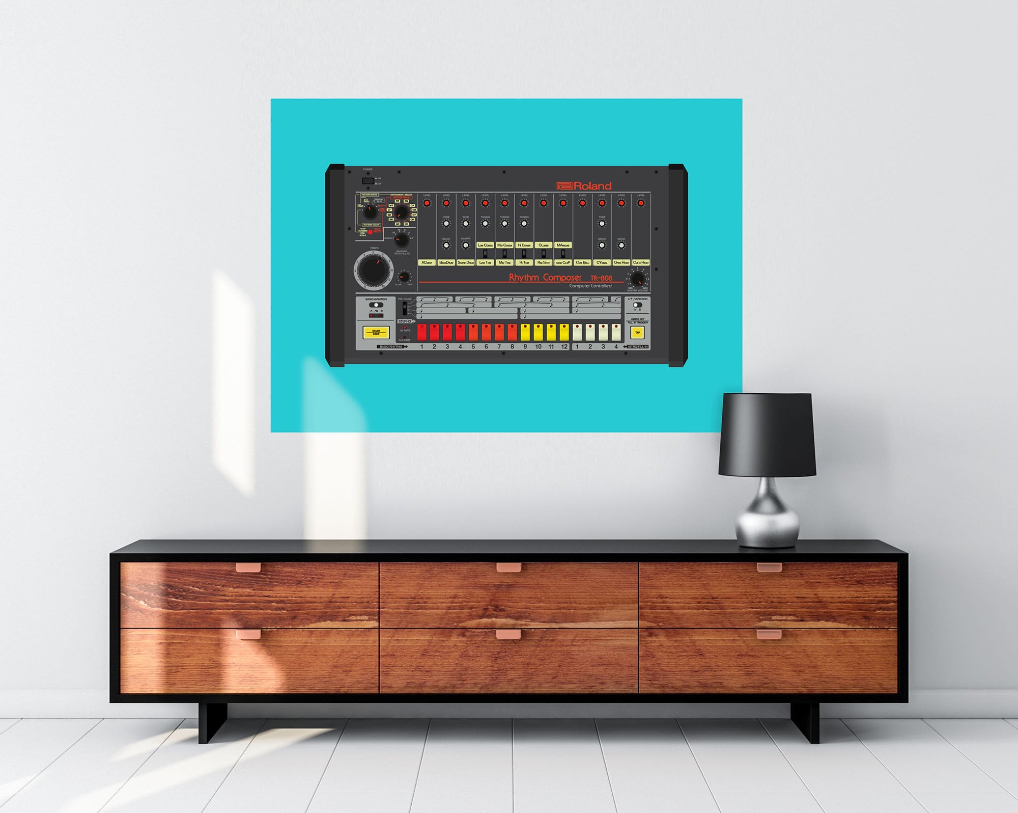 Iconic ROLAND TR808 Rhythm Composer Poster Print in Sizes - Etsy