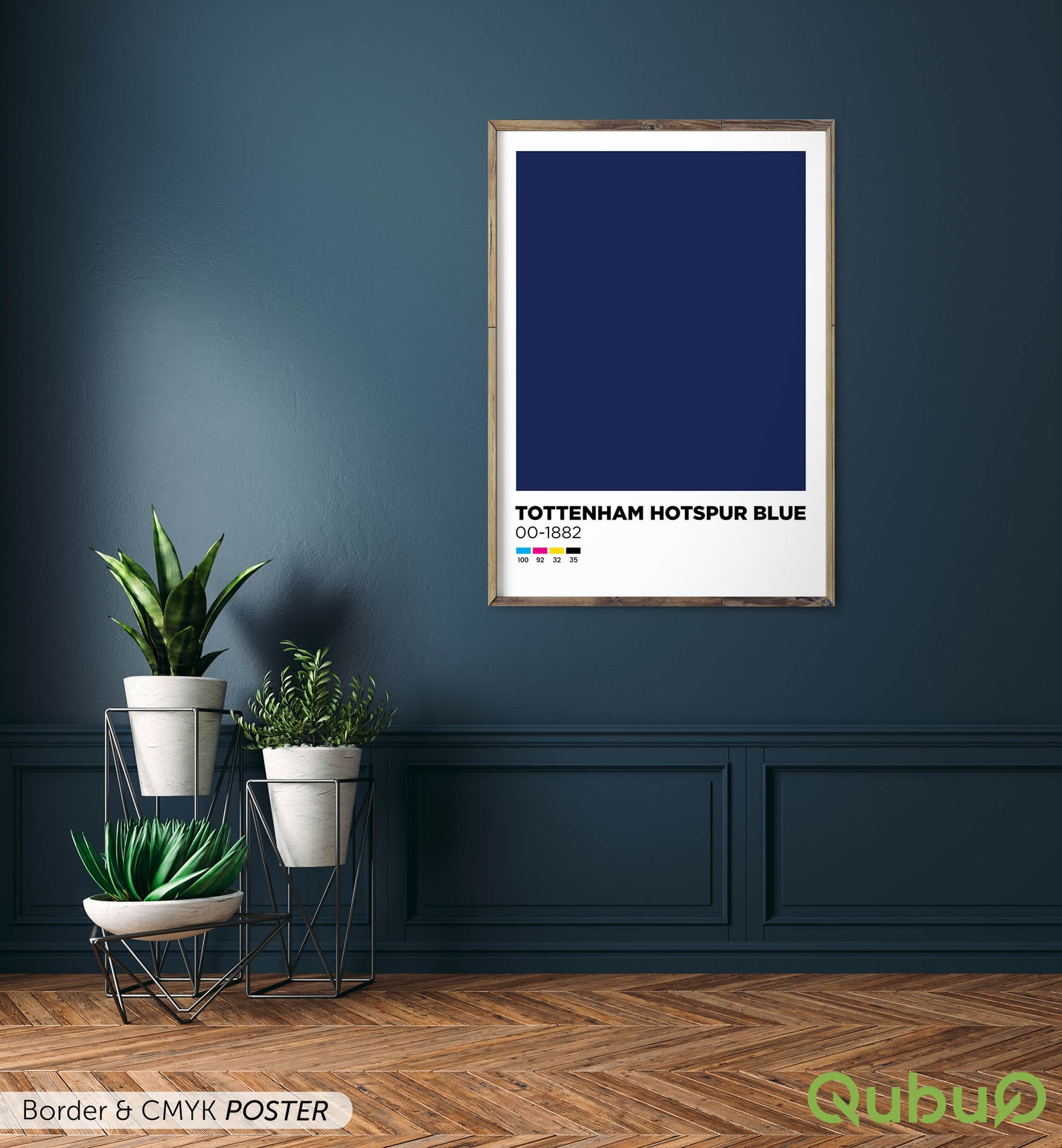 TOTTENHAM HOTSPUR BLUE Pantone® Style Inspired Football - Etsy UK