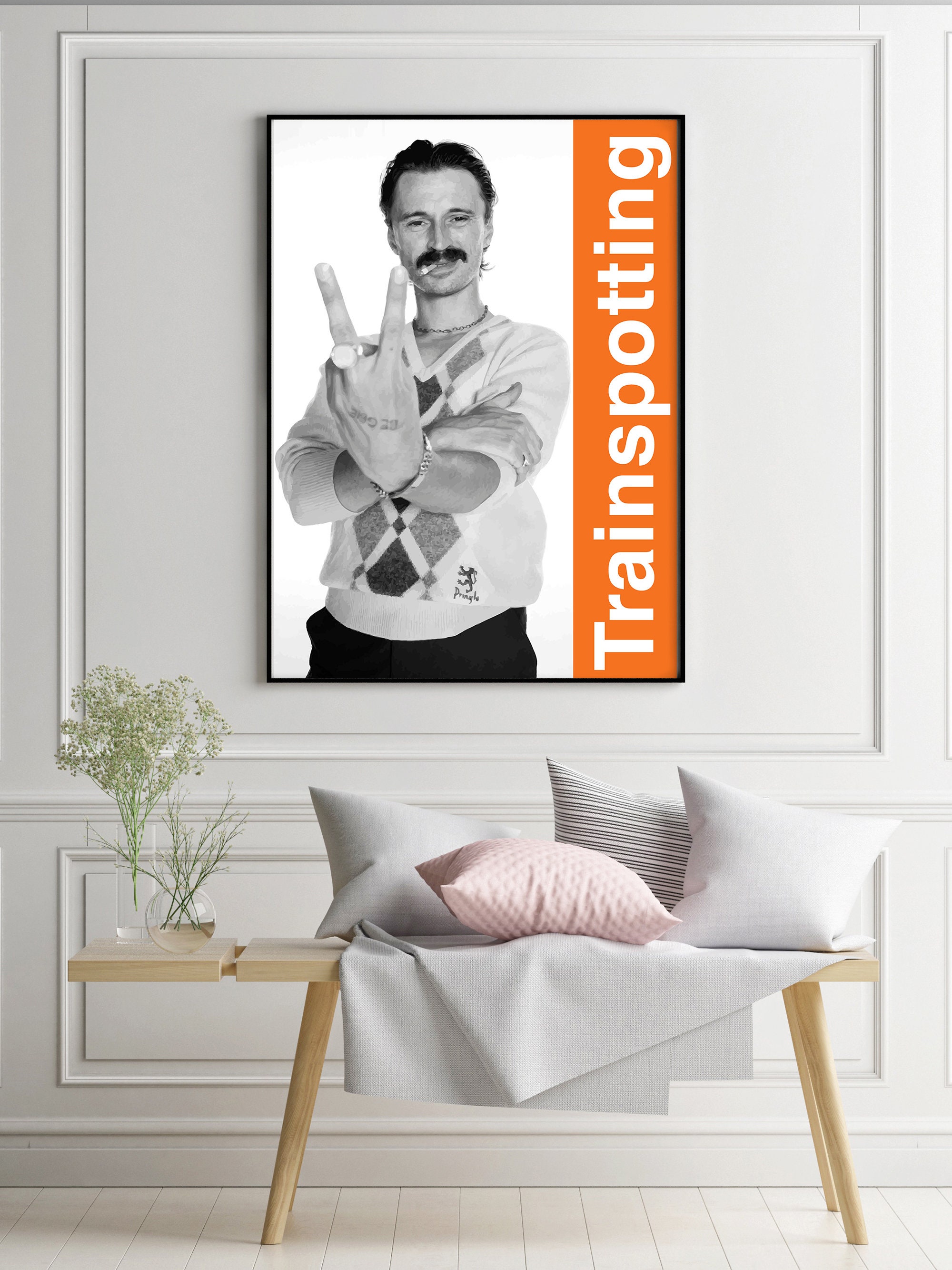 BEGBIE - Trainspotting - Cult Movie Poster - Featuring Mad Bad BEGBIE ...