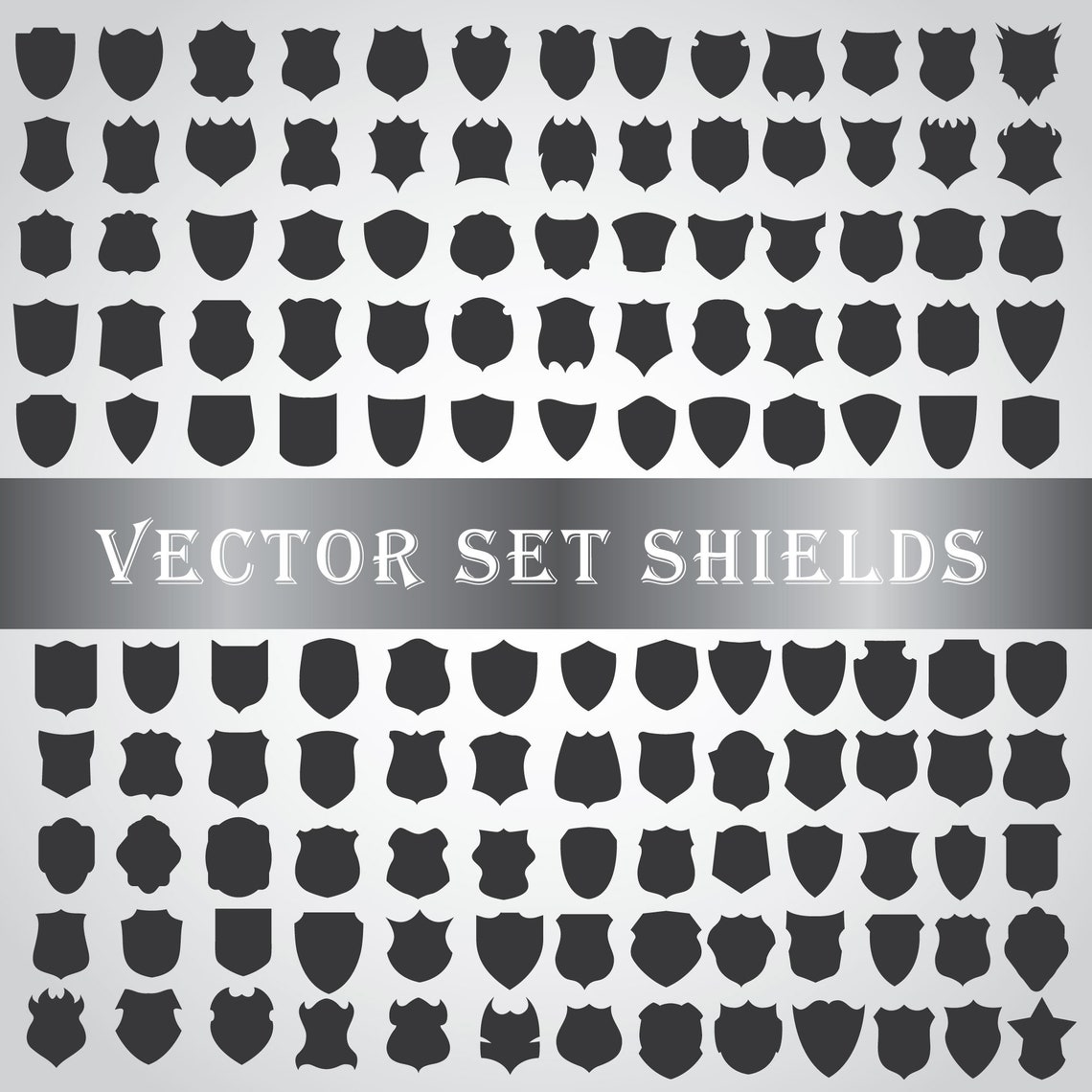 Shield SVG, Badge Svg, Shield Cricut DXF, Shield Silhouette, Vector ...