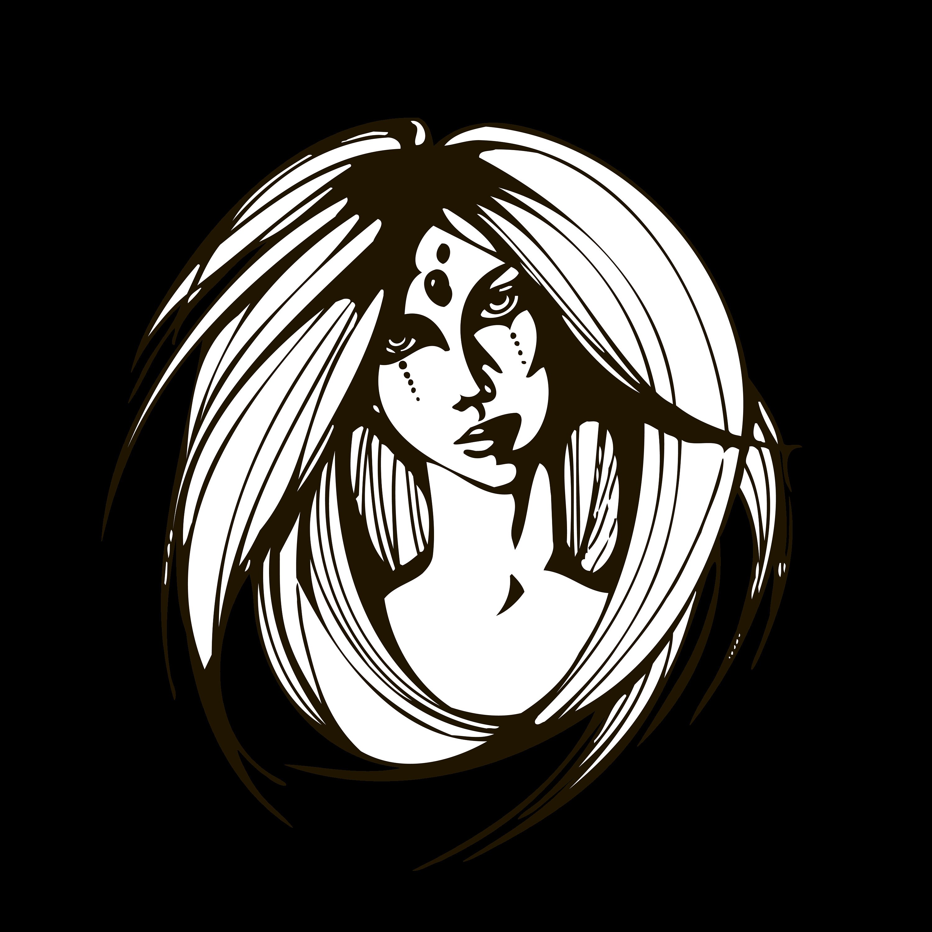 Woman SVG, Lady SVG, Cute Woman DXF, Woman Png, Face Woman Svg ...