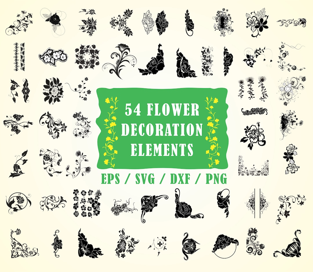 Floral Svg, Flourish Png, Swirls Svg, Decoration Svg, Spring Svg, Swirl ...