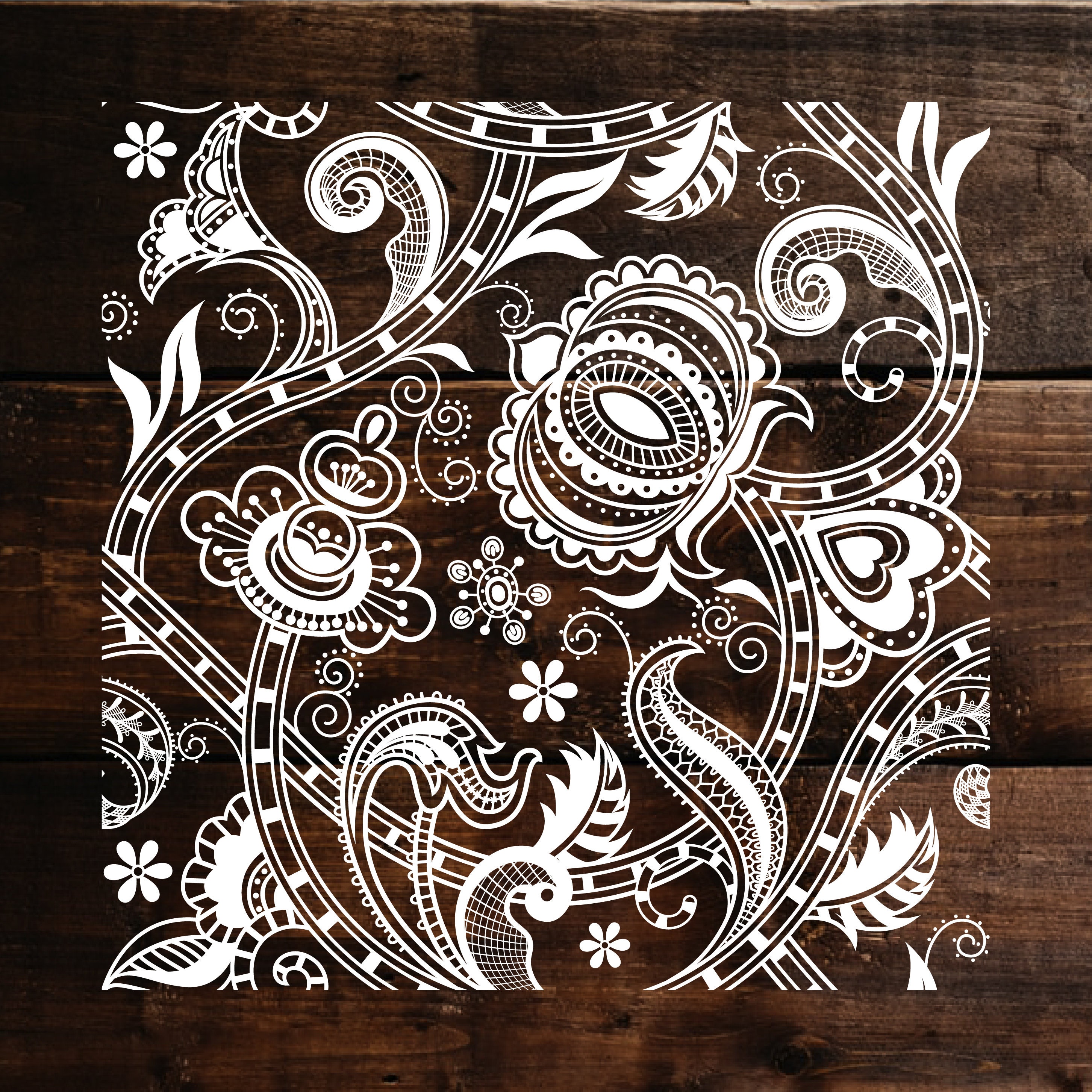 Pattern SVG, Floral Pattern, Background PNG, Silhouette Pattern Svg ...