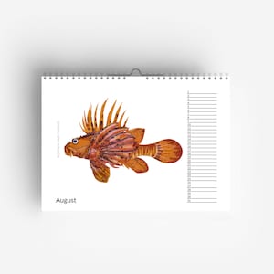 Perpetual Birthday Fish Calendar - Etsy