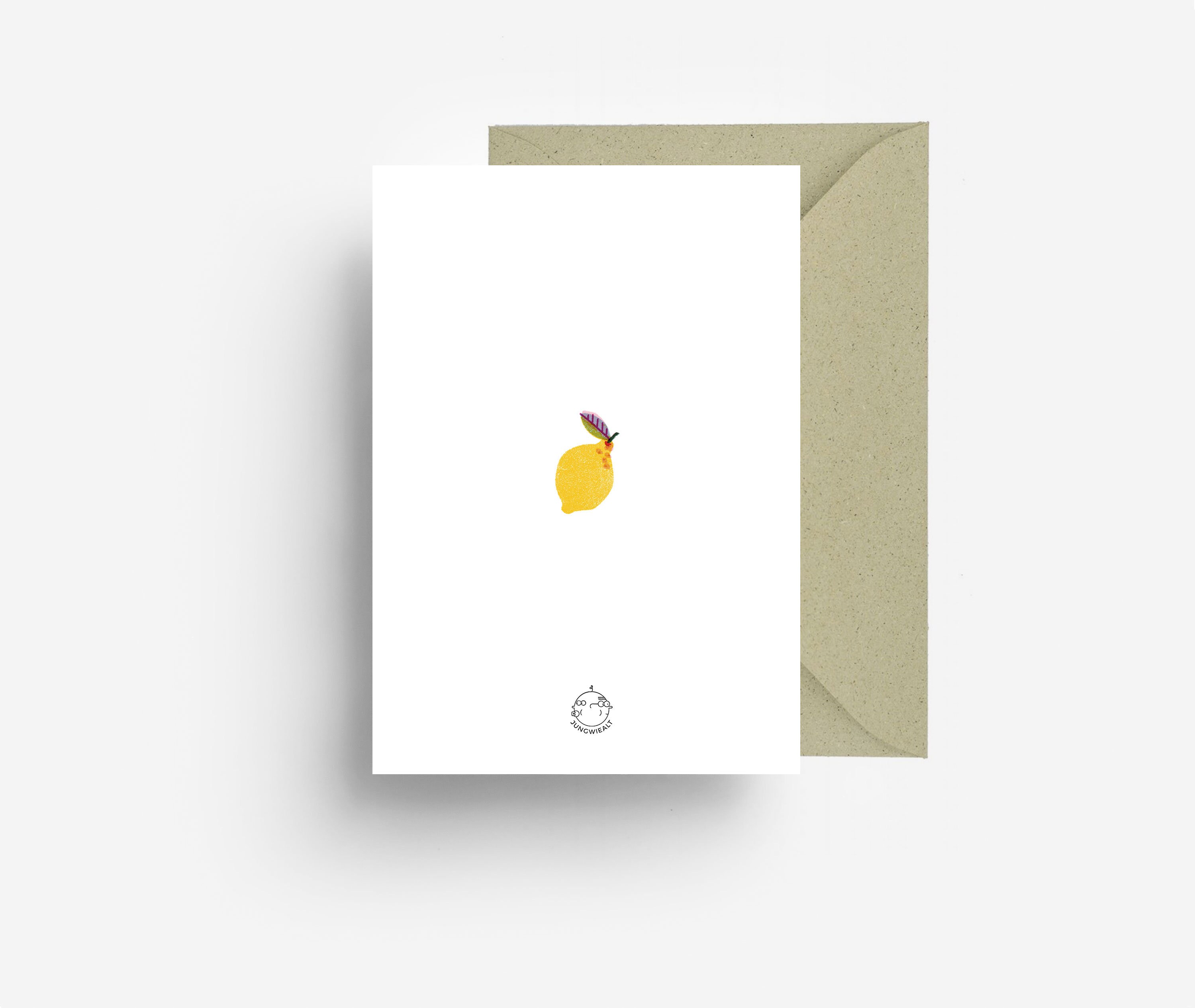 Lemons Greeting Card - Etsy