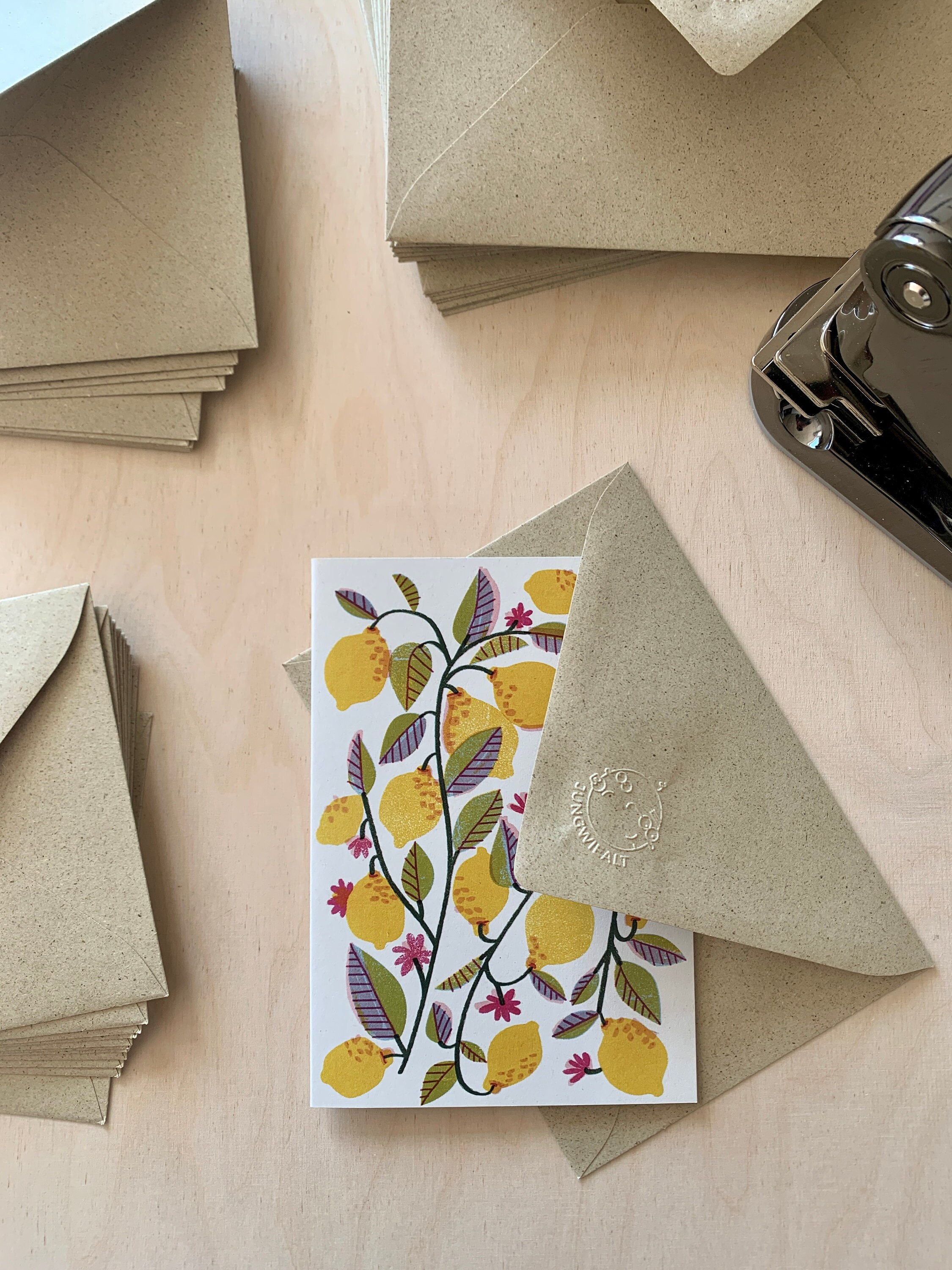 Lemons Greeting Card - Etsy