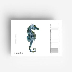 Perpetual Birthday Fish Calendar - Etsy