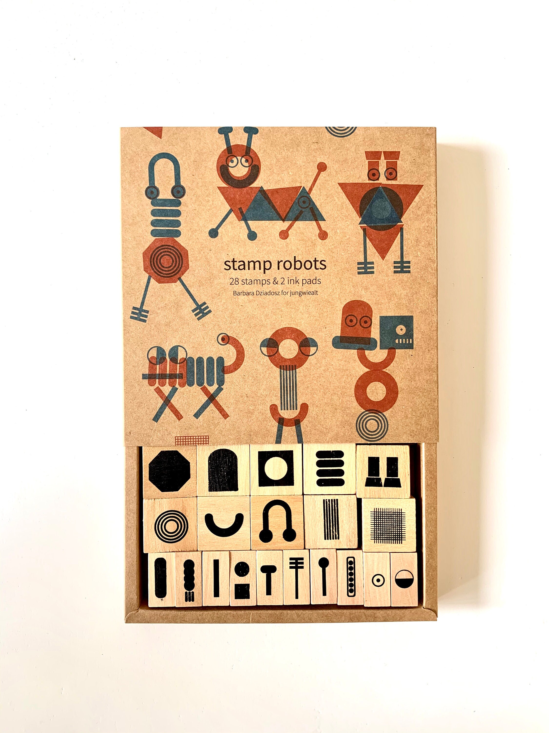Robot Stamps Set - Etsy