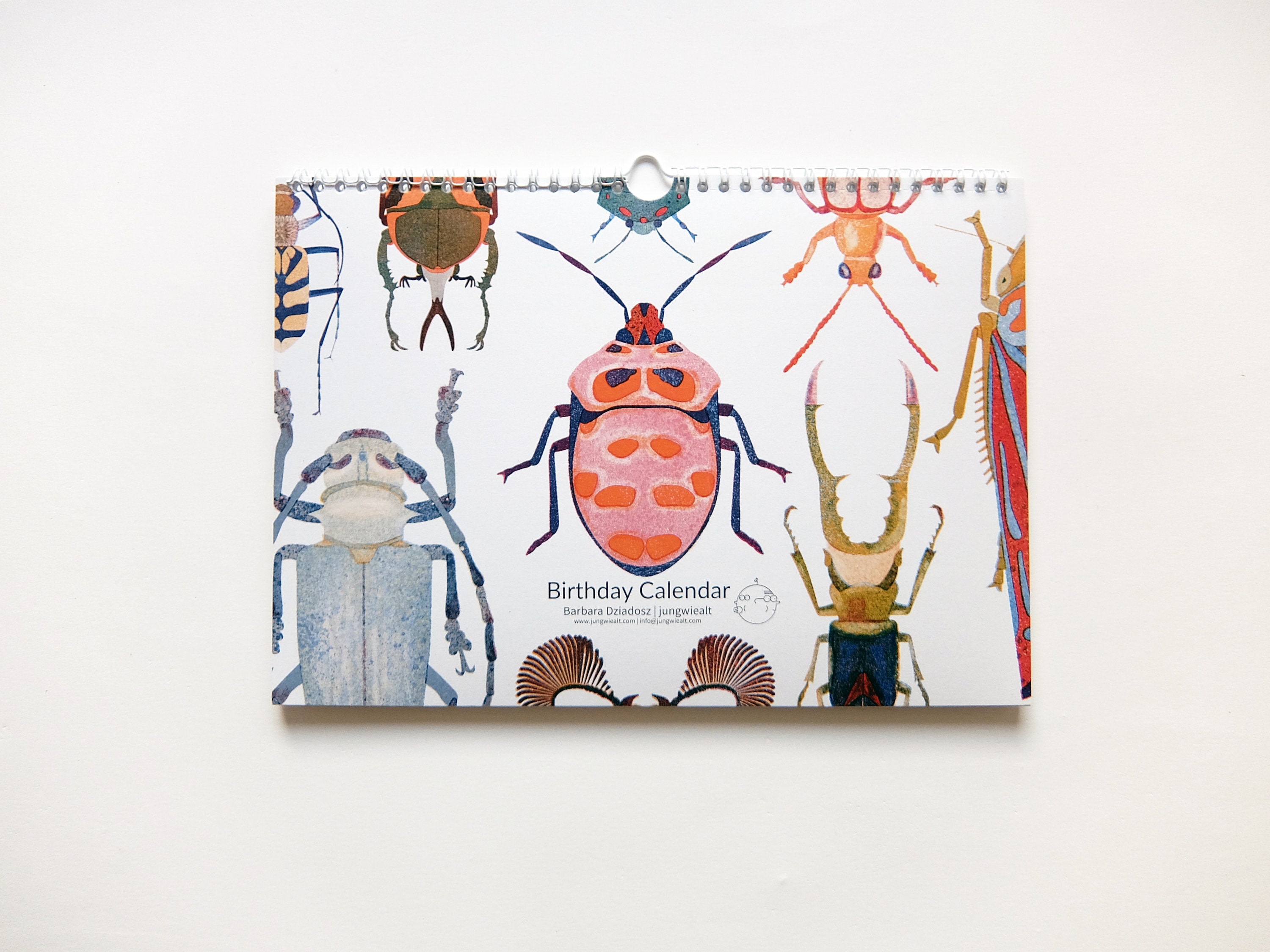 Perpetual Birthday Bug Calendar - Etsy