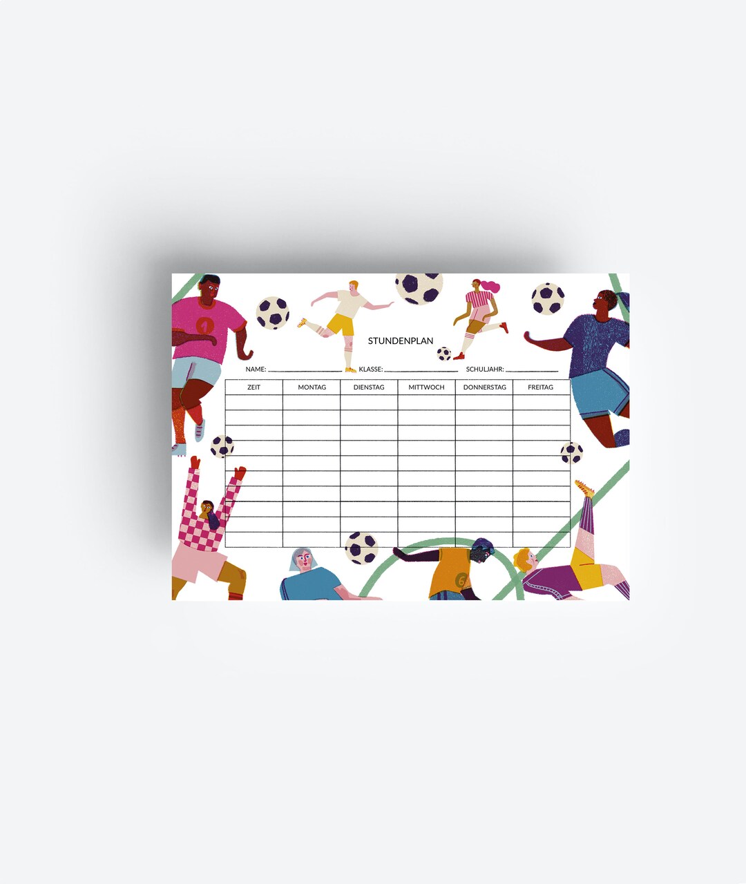 Soccer Timetable - Etsy