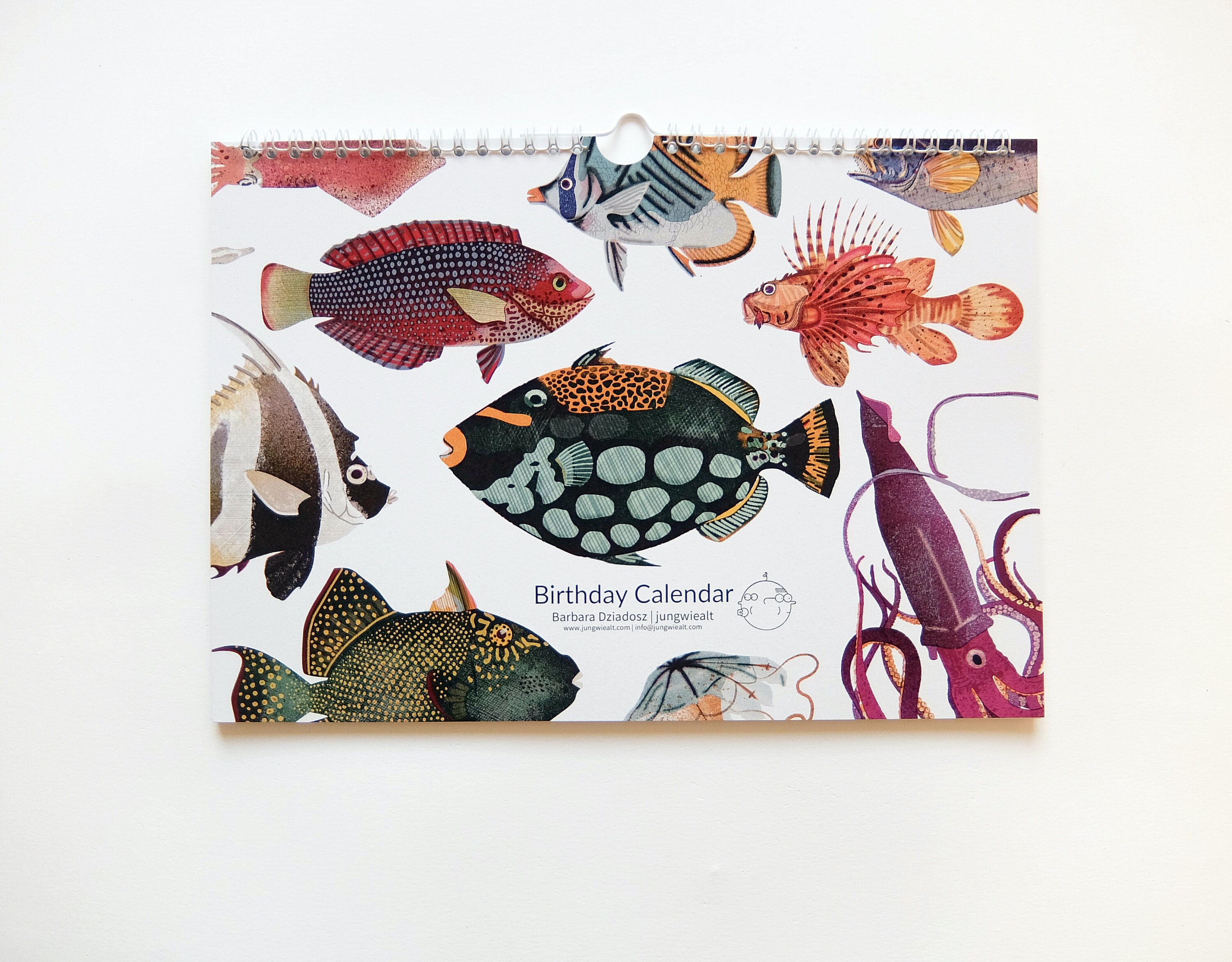 Perpetual Birthday Fish Calendar - Etsy