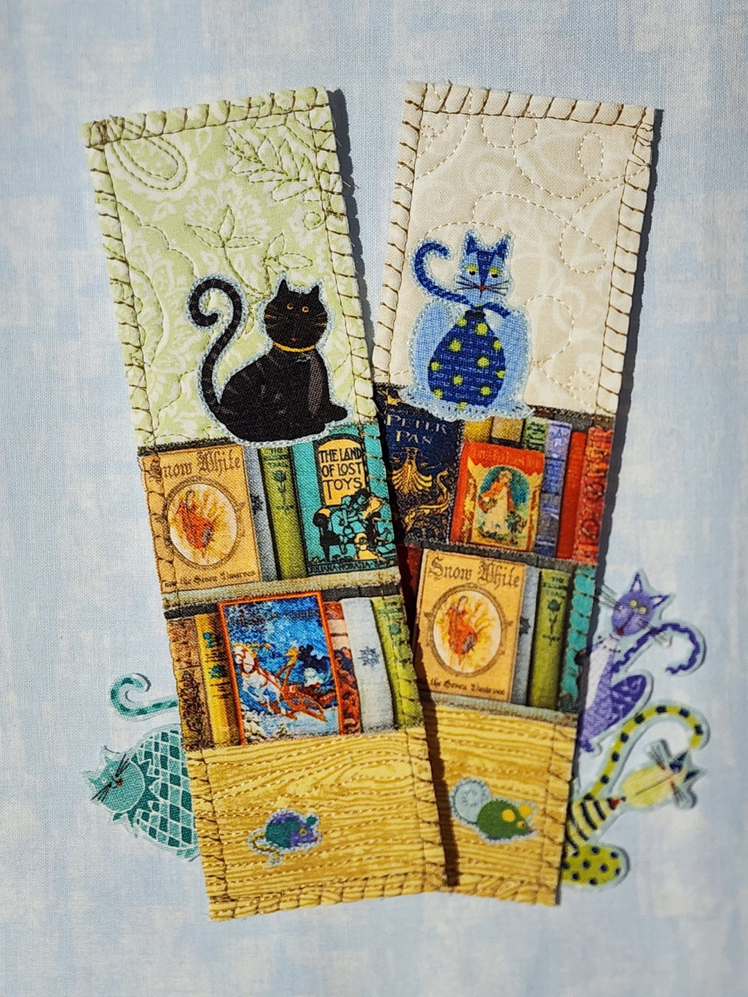 Library Cats Bookmark Kit - Etsy