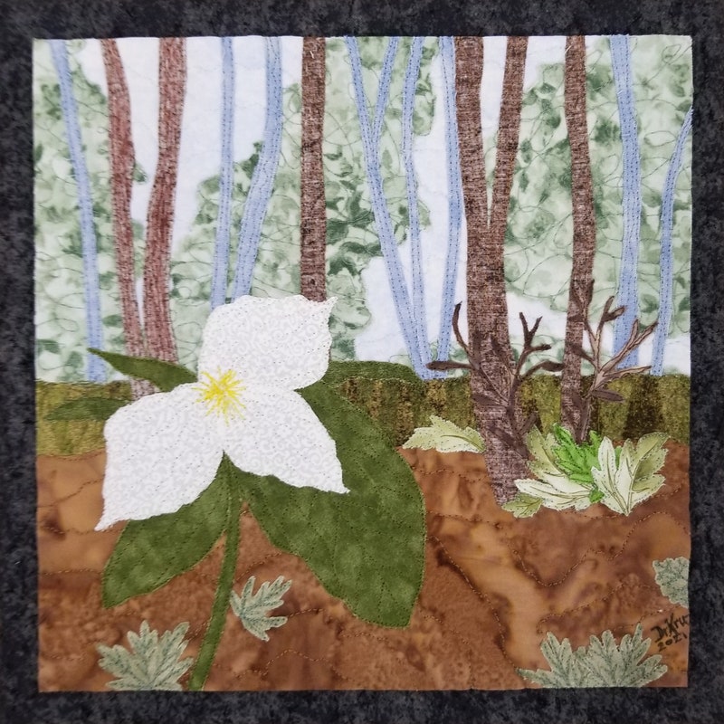 Trillium Quilt - Etsy