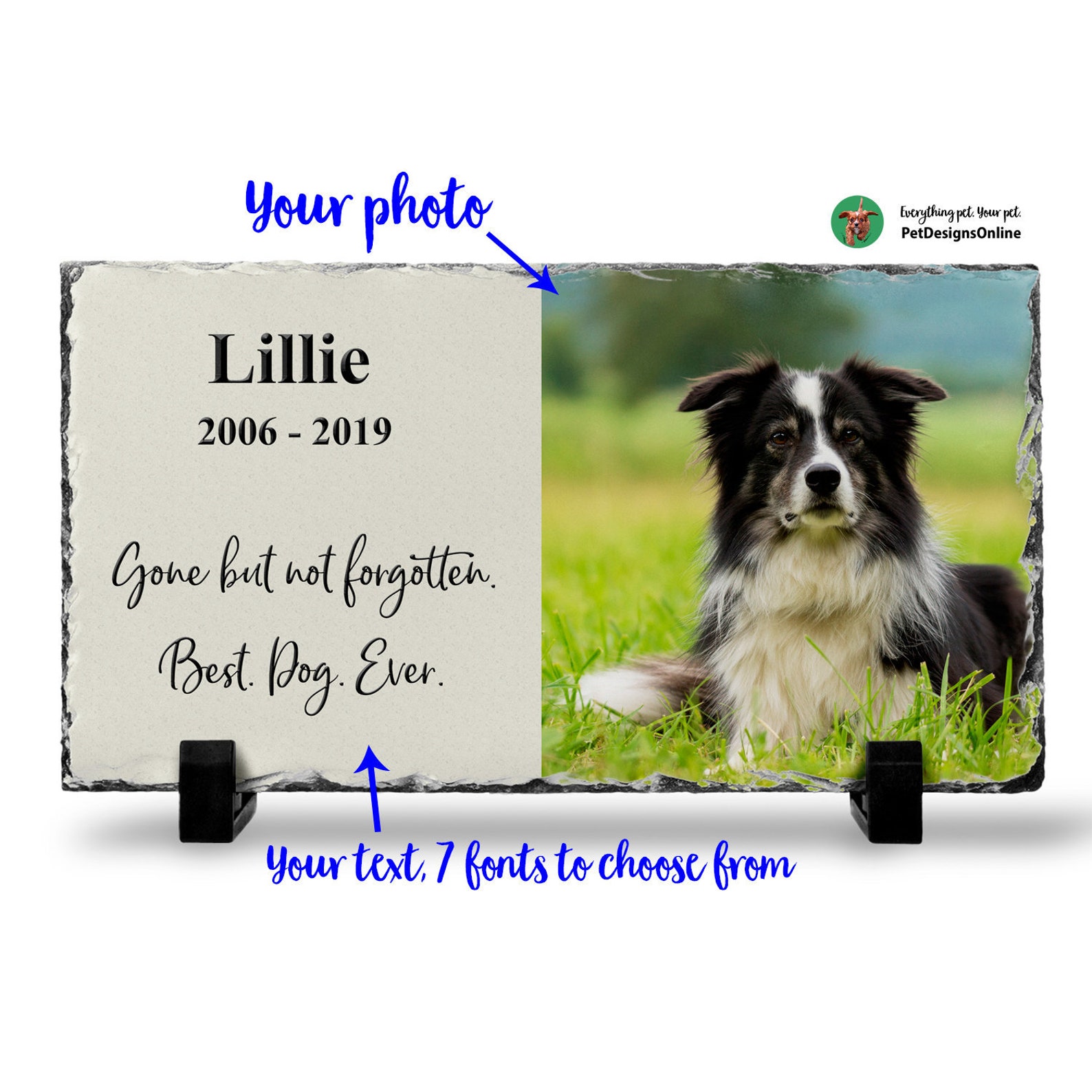 Personalized Pet Memorial Personalized Dog Memorial - Etsy