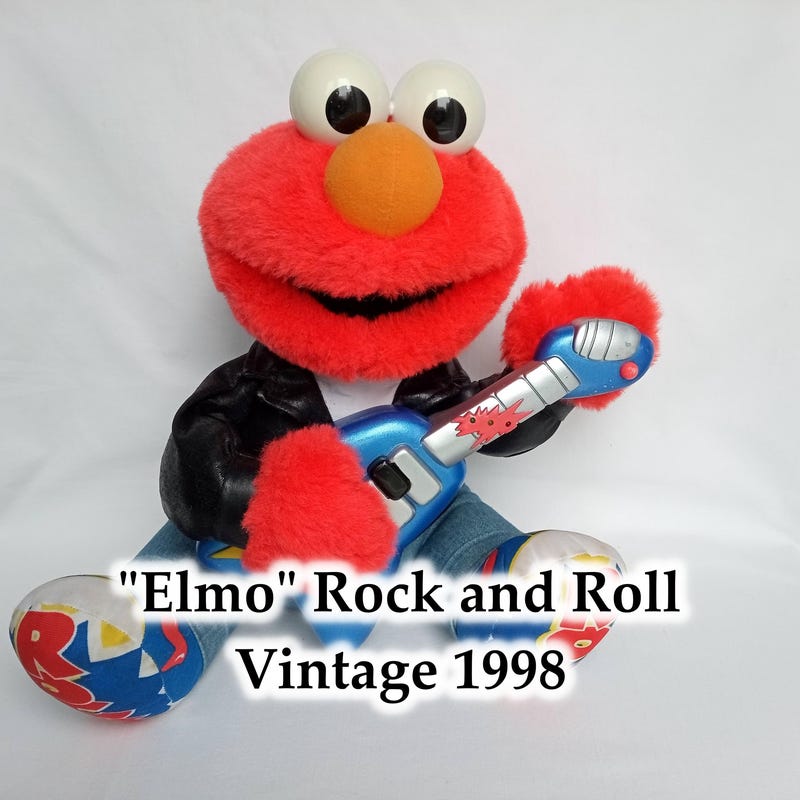 Elmo Guitar Toy - Etsy