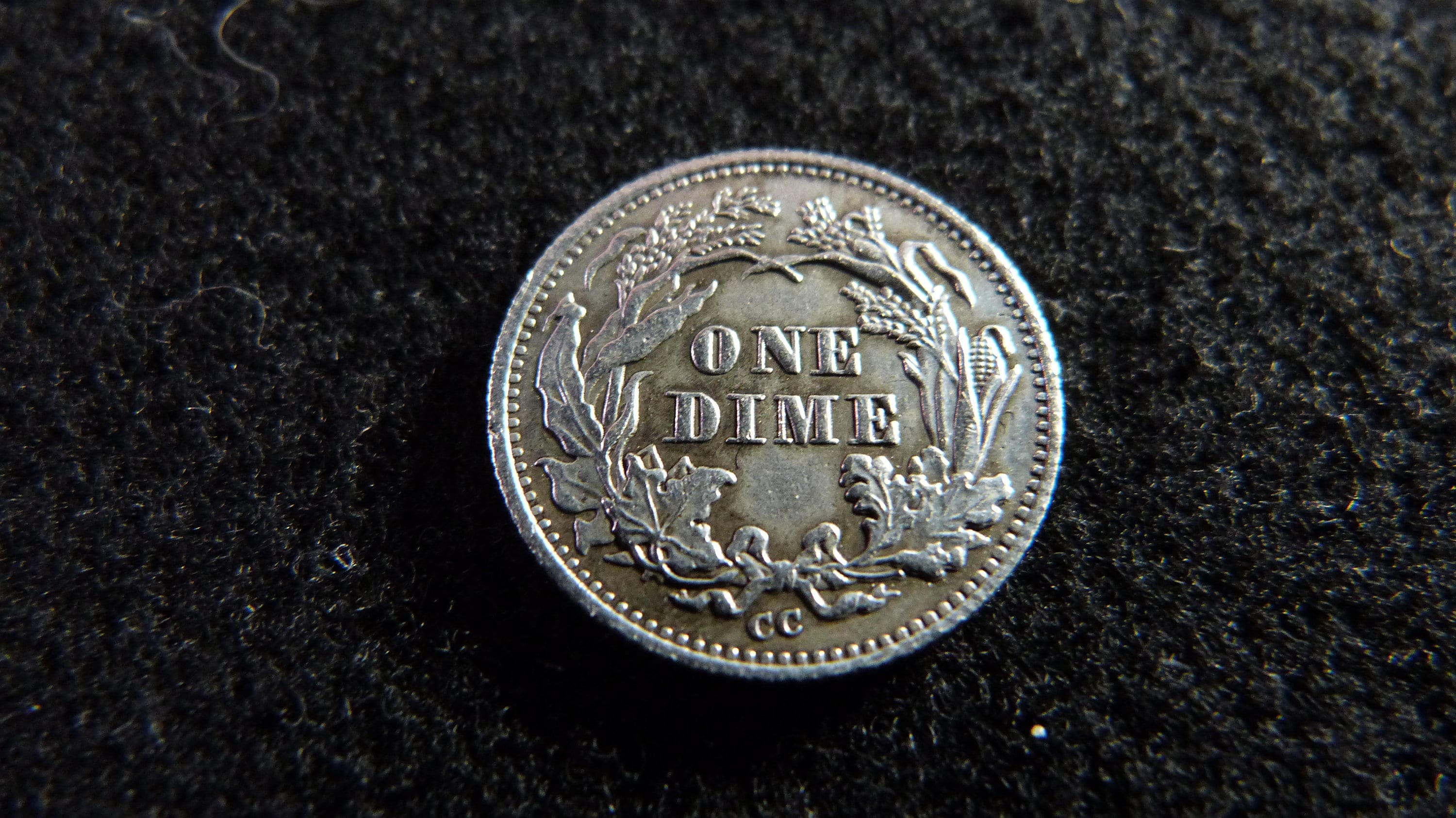 1874 Cc Liberty Seated One Dime United States Replica Coin - Etsy