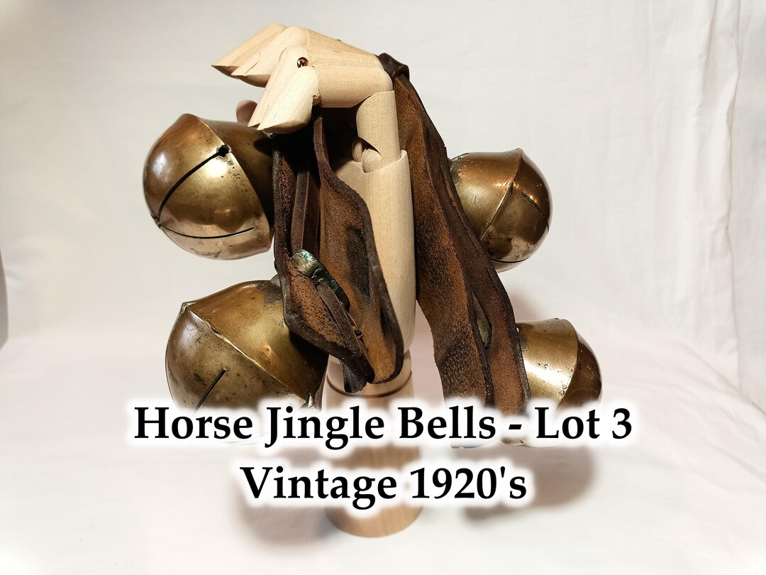 Horse Jingle Bells Rare Big Brass Bells Vintage 1920's Lot 3 - Etsy