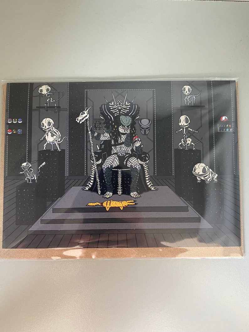 Predator Throne Room Greeting Card - Etsy