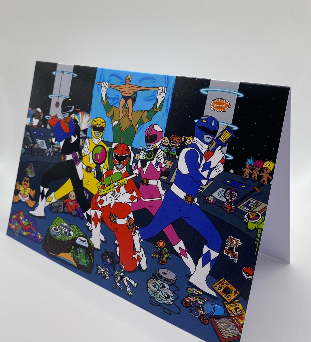 90s Toy Room Greeting Card - Etsy