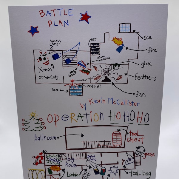Home Alone Battle Plan - Etsy UK