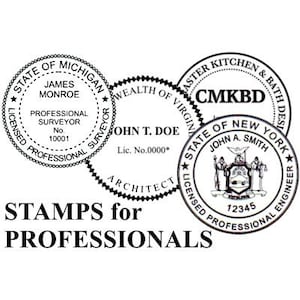 Professional Stamps - Etsy