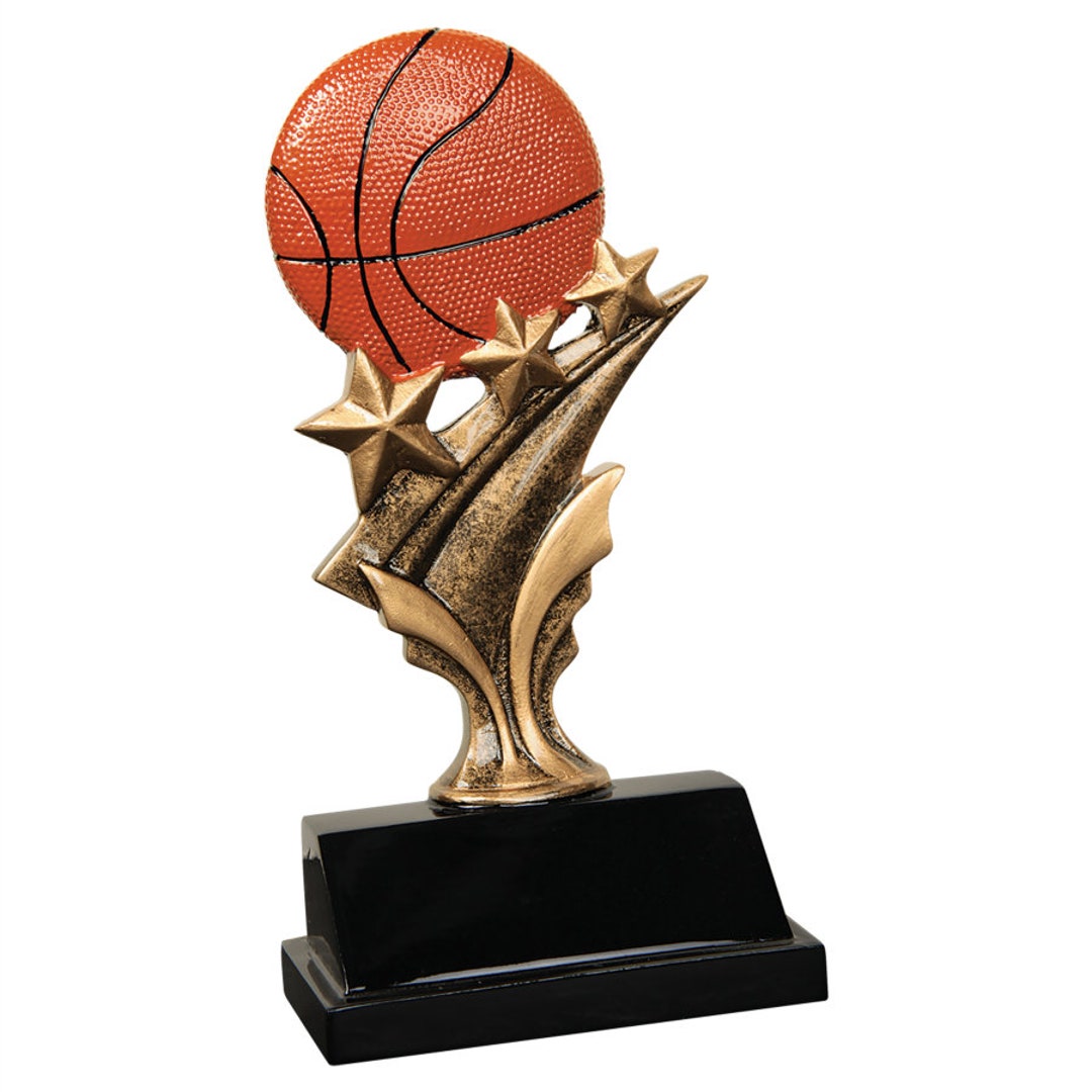 Basketball Tri Star Resin Basketball Award Basketball Championship ...