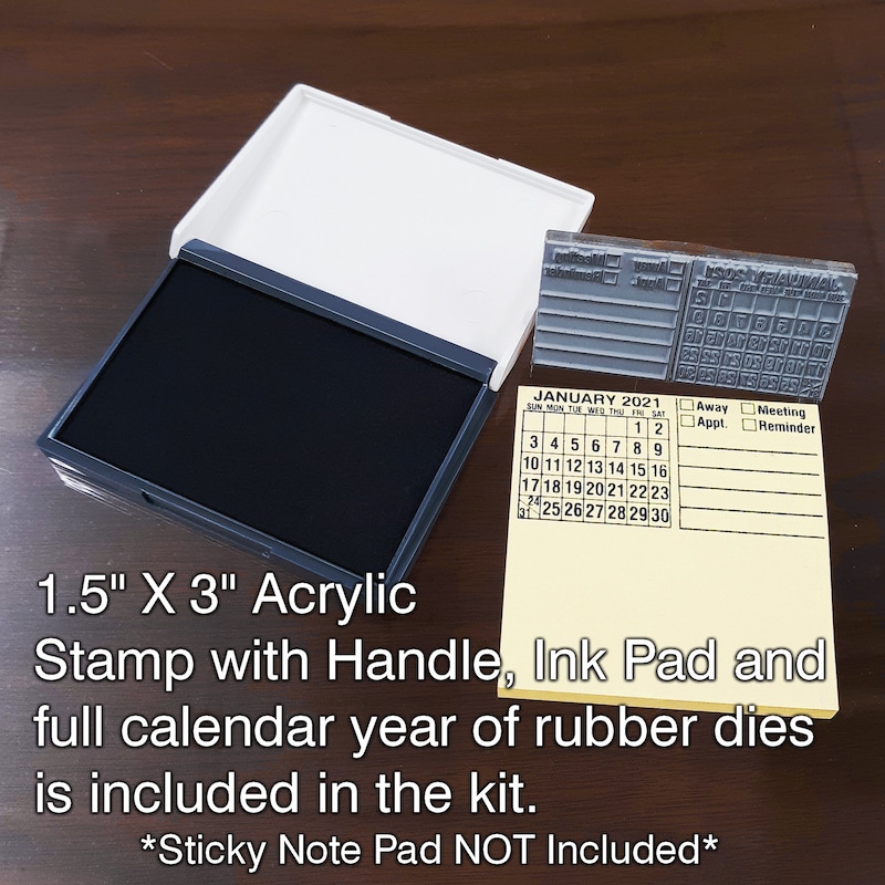 Calendar Stamp - Etsy