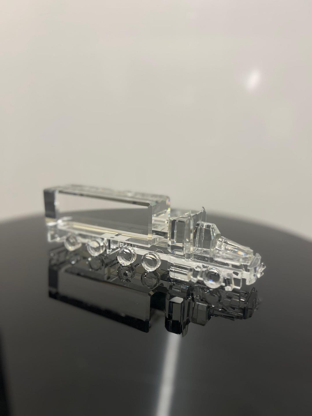 Crystal Tractor Trailer Semi Truck Award * Custom Engraved Truck ...