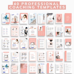 COACHING EBOOK TEMPLATE Canva Canva Template Workbook - Etsy Canada