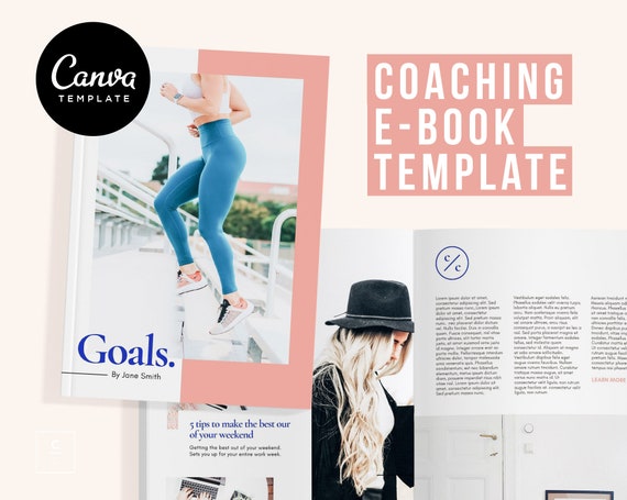 COACHING EBOOK TEMPLATE Canva Canva Template Workbook - Etsy Canada