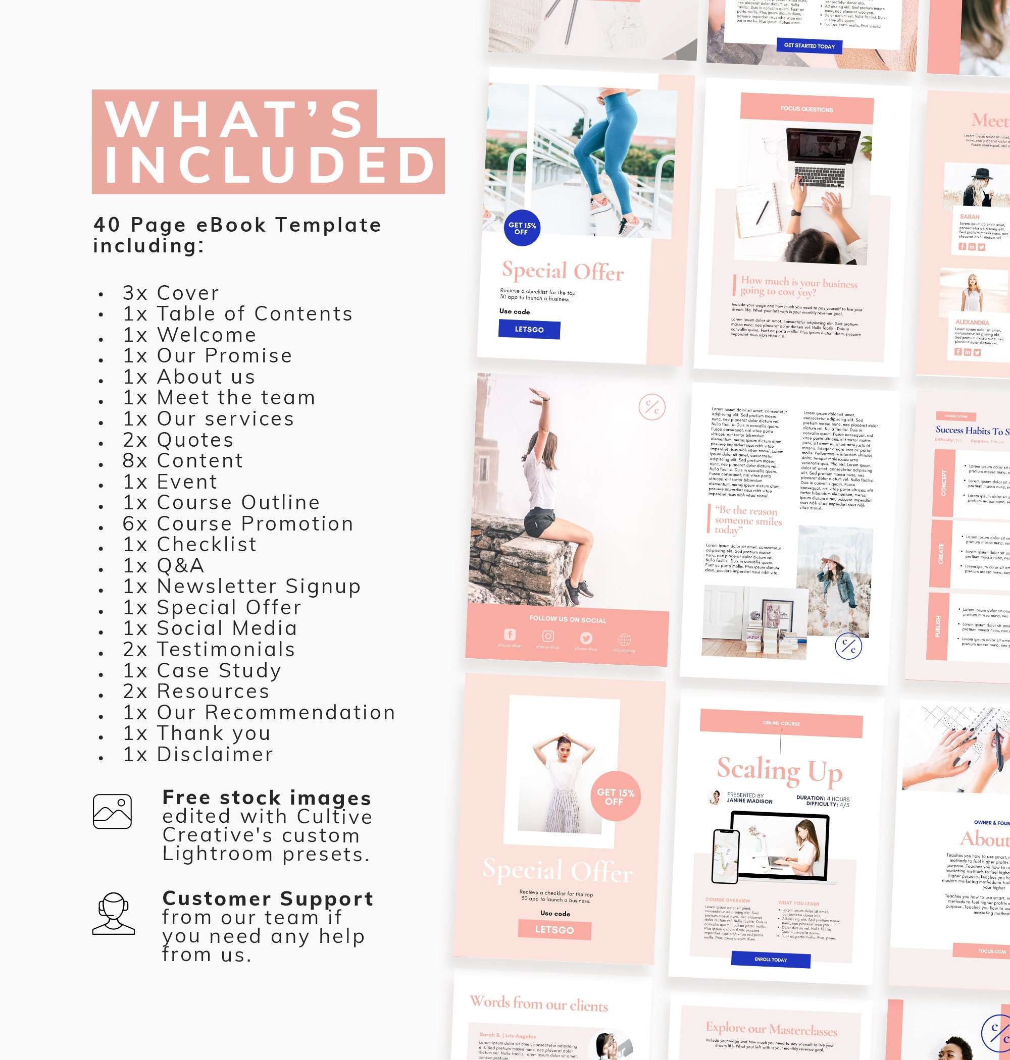 COACHING EBOOK TEMPLATE Canva Canva Template Workbook - Etsy Canada