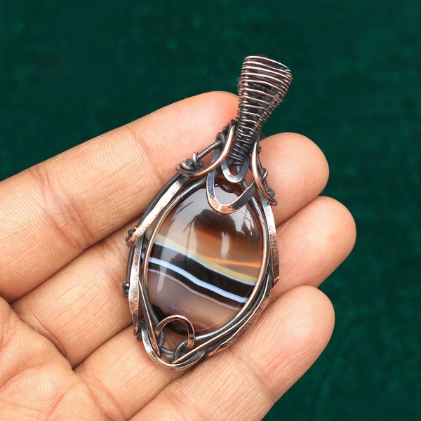 Agate Pendant - Etsy