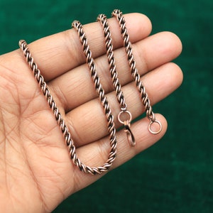 Designer Copper Snake Chain, Pendant Jewelry - Etsy